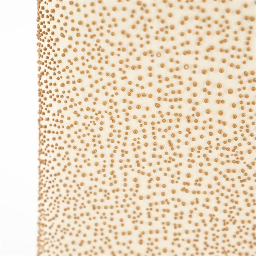 Vaas Dotangle groot mosterd - By Boo | Geglazuurde aardewerk vaas - De ...