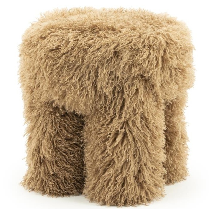 Poef Doodly taupe - By Boo | Fluffy poef met stijlvol design - De Woon ...