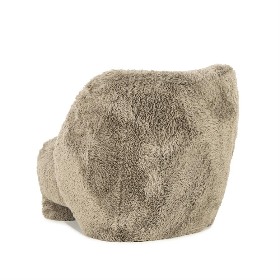 Fauteuil Samson – Taupe Doodle stof | Eleonora - De Woon Winkel