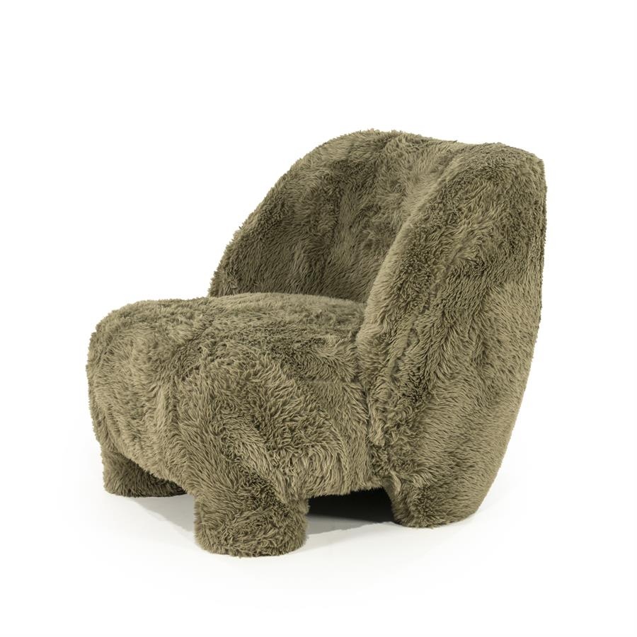 Fauteuil Samson – Groene Doodle stof | Eleonora - De Woon Winkel