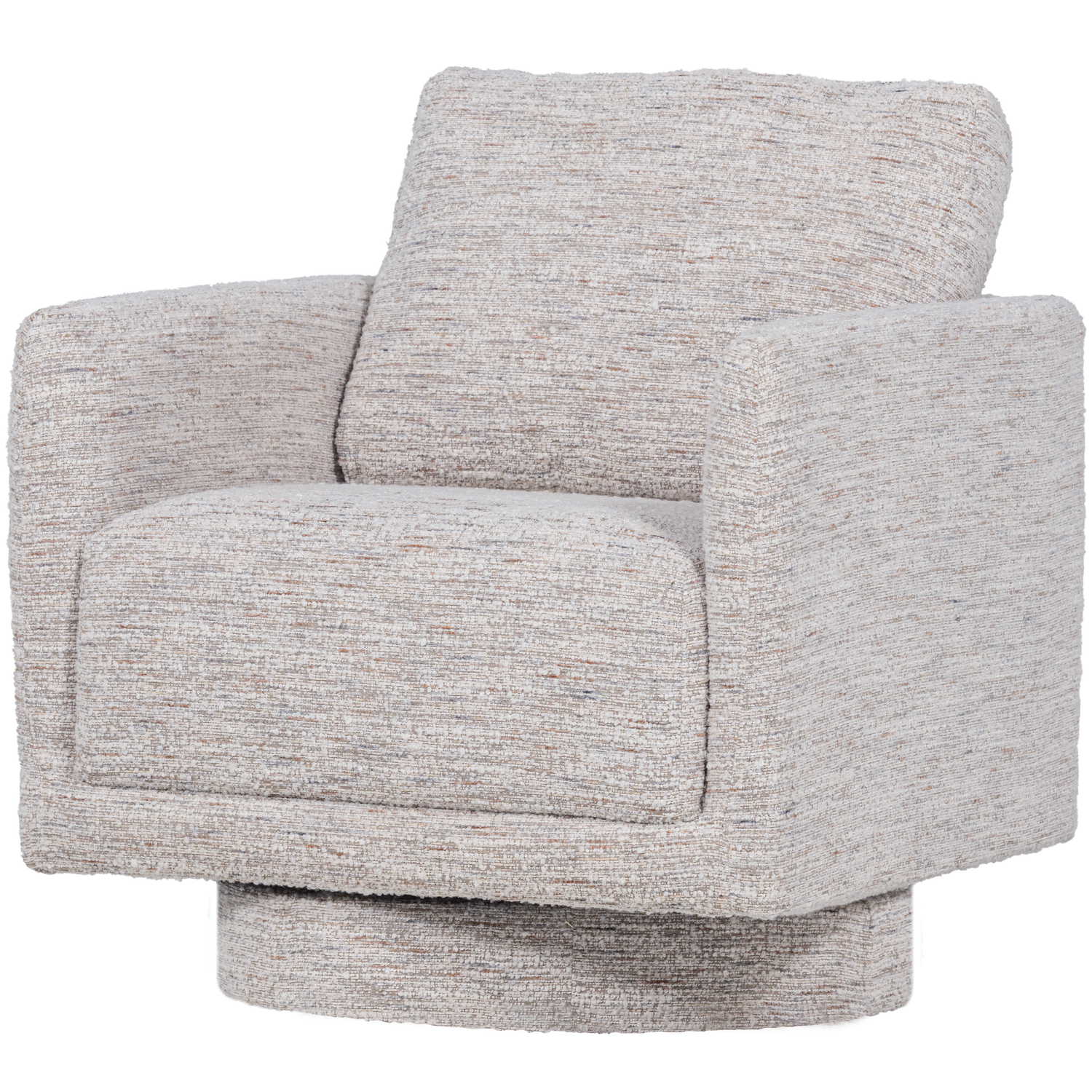 Woood OSKA DRAAIFAUTEUIL NATUREL MELANGE - De Woon Winkel