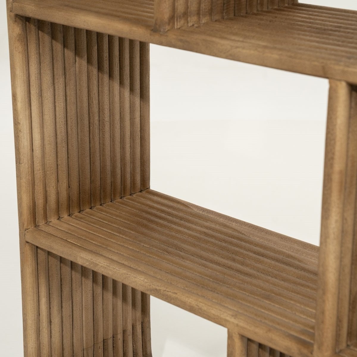 Kast Rigato klein van By-Boo – Stijlvolle open kast van mangohout - De ...