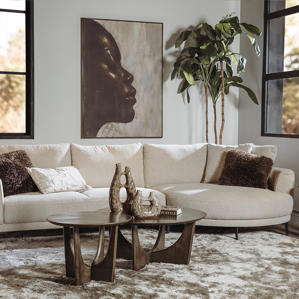 Fermo Salontafel Rond 60 cm Olijfbruin | Tower Living | De Woon Winkel - De Woon Winkel