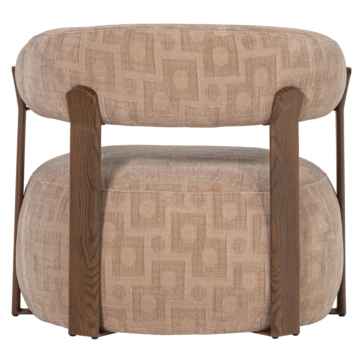 Foon Fauteuil 3d Structuurstof Zand [fsc] l Woood - De Woon Winkel