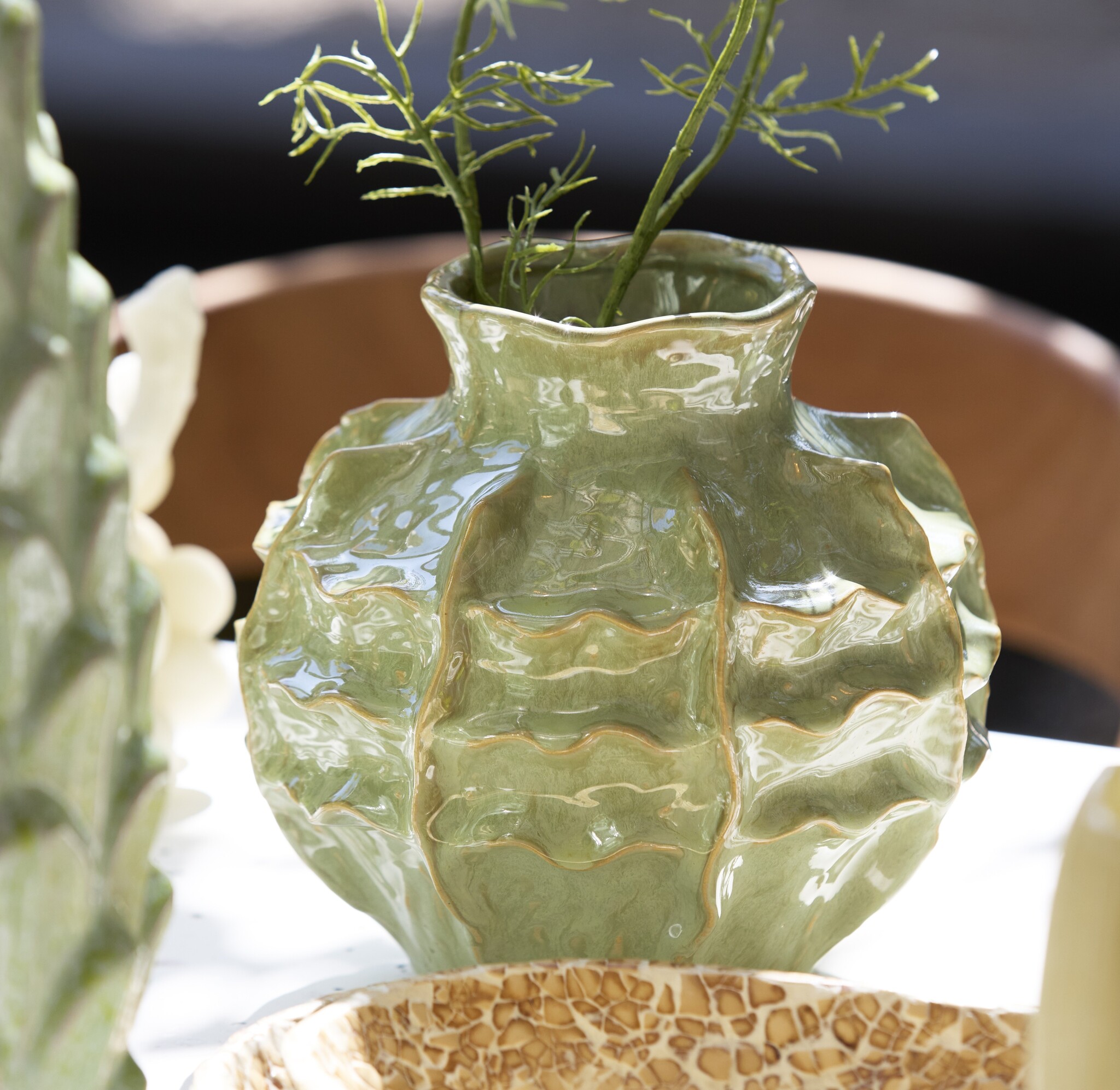 Vaas LOSETO Ø21x20 cm | Light & Living | De Woon Winkel - De Woon Winkel