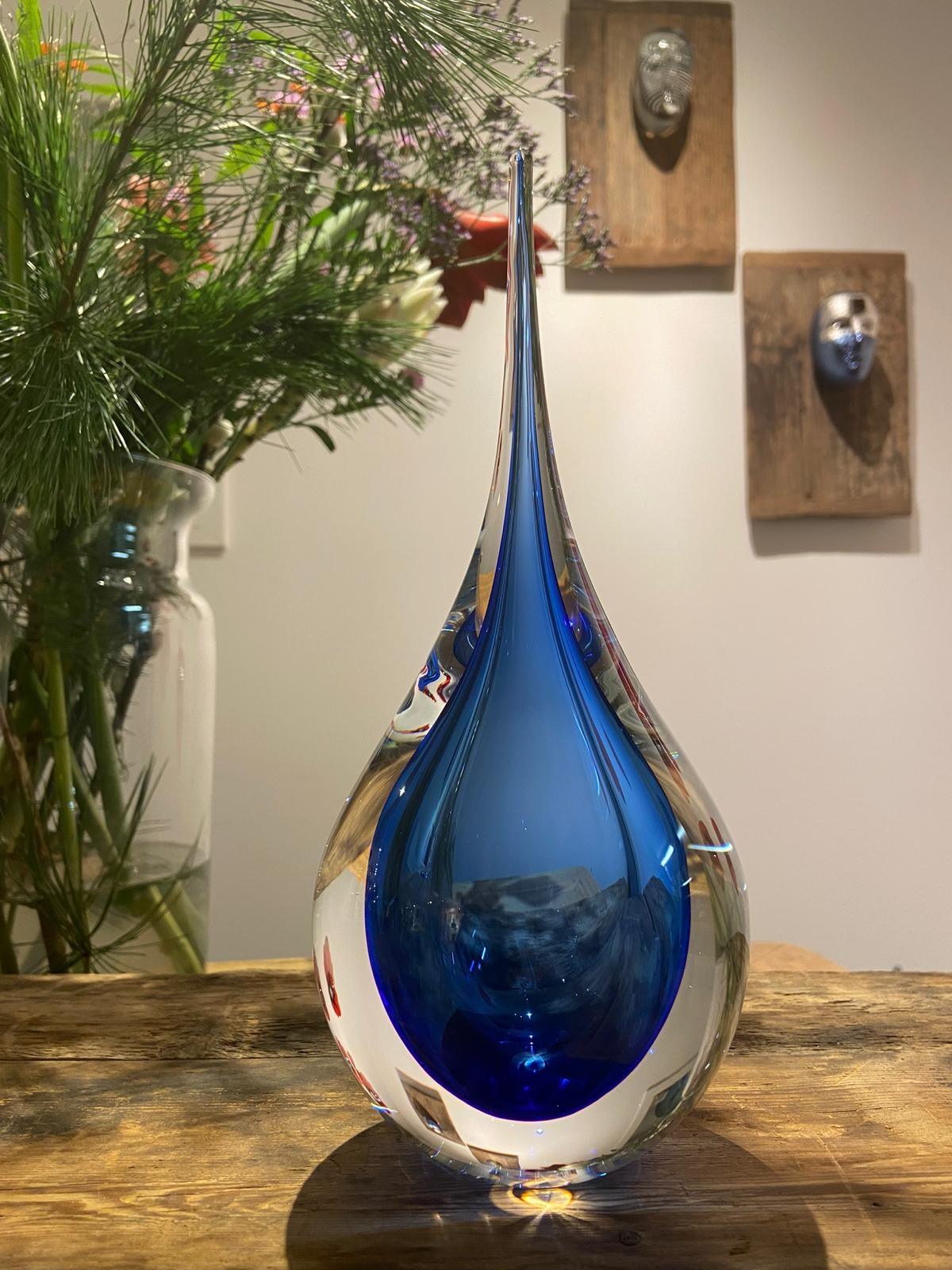 Prachtig gekleurde Leerdamse druppel | Grote collectie Kristal-Glas ...