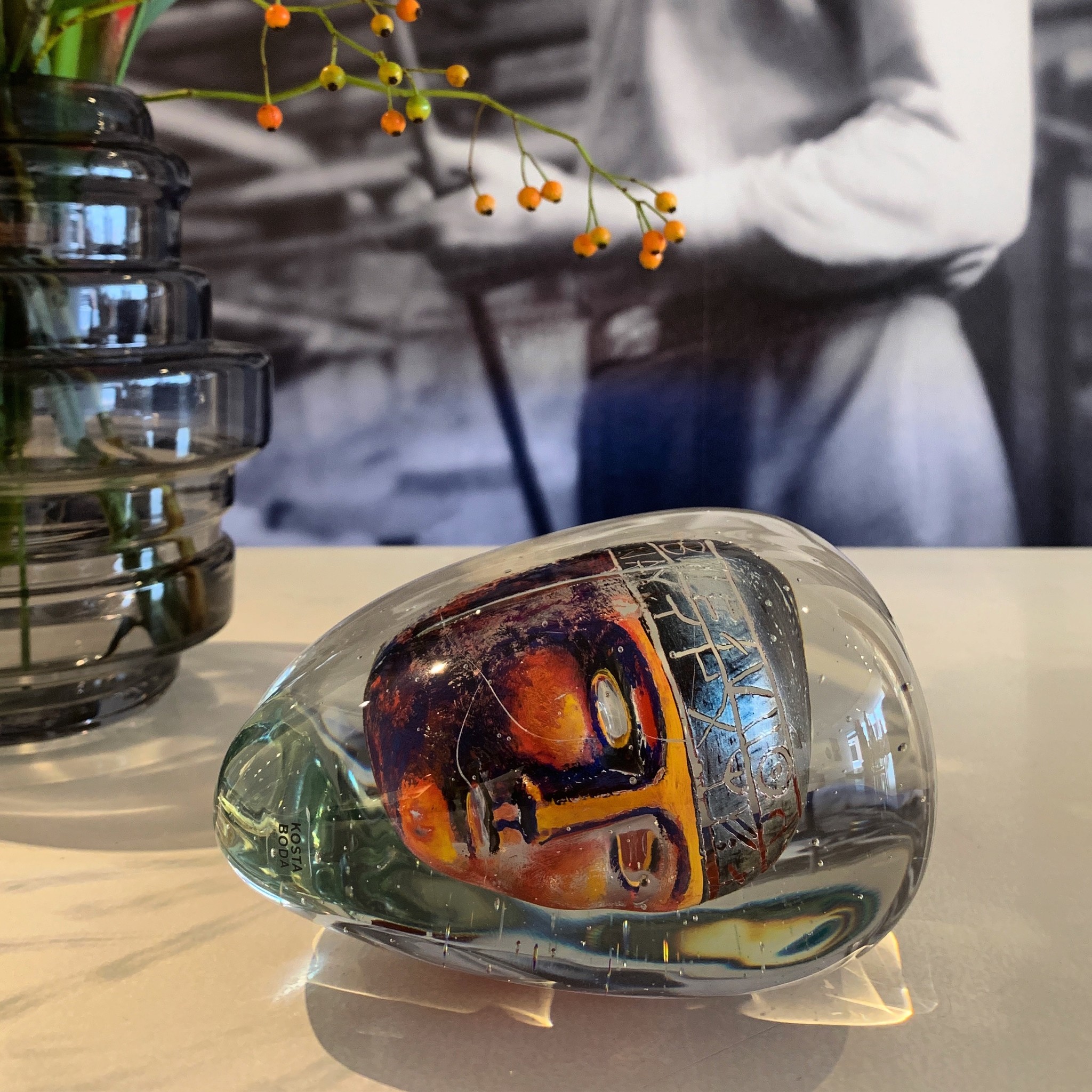 Bertil Vallien Resting Head Message | Grootste collectie Kosta Boda - Kristal-Glas Leerdam