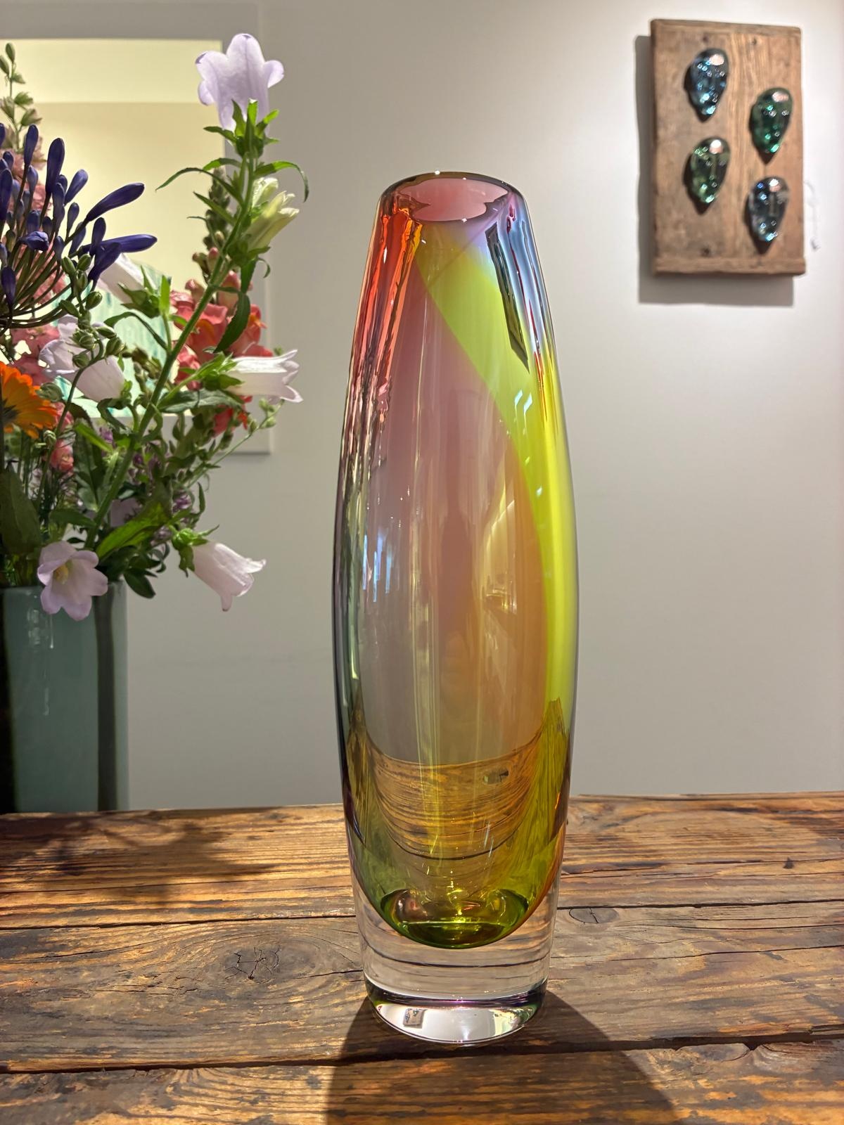 Glazen vaas 'Denkend aan....' De mooiste geschenken in glas - Kristal ...