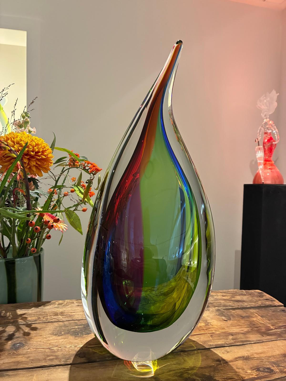 Kristallen Droom – Elegante handgemaakte kristalsculptuur van 50 cm ...