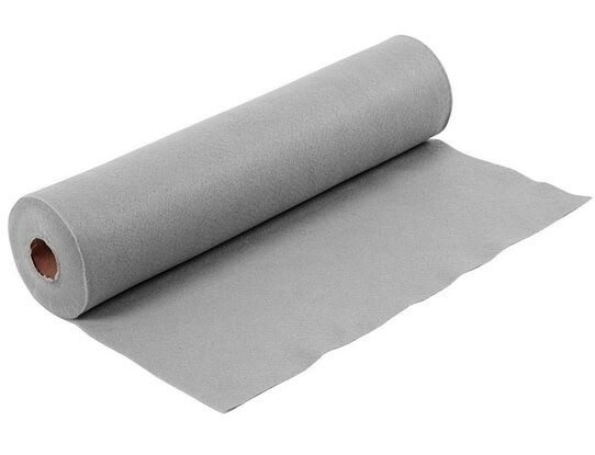 Rol Hobby vilt Grijs 45 cm x 5 meter x 1,5 mm 180-200 g/m2 - Art en Hobby