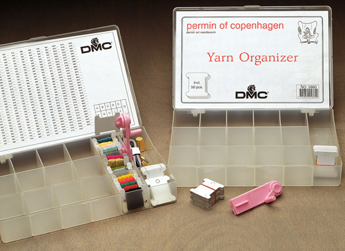 Permin DMC Organizer Met 50 wikkelkaartjes - Art en Hobby