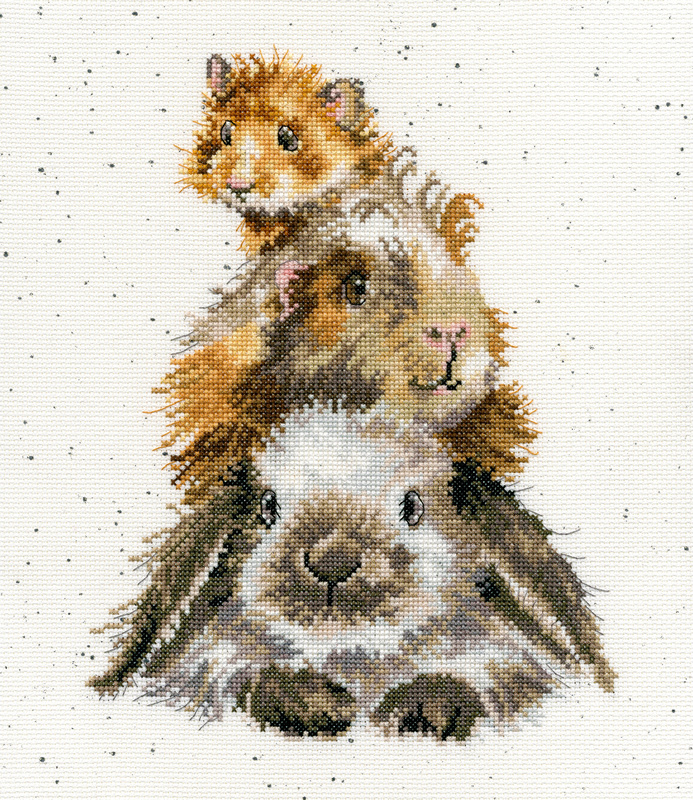 Bothy Threads Borduurpakket Piggy in the Middle XHD65 Kopen - Art en Hobby