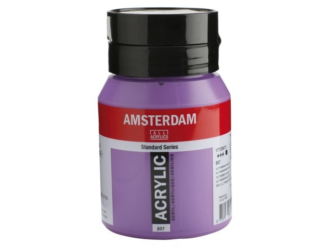 Amsterdam Acrylverf 500 ml Ultramarijn Violet 507 Kopen - Art en Hobby