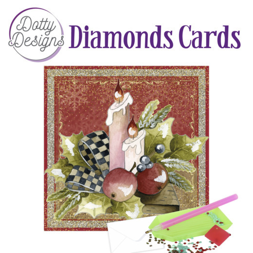 Dotty Designs Diamond Cards Christmas Candles Kopen - Art en Hobby