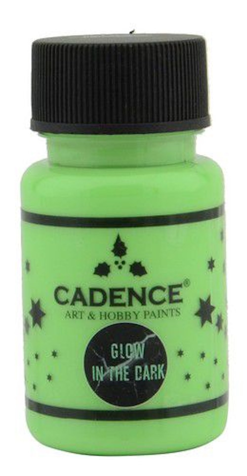 Cadence Glow in the dark Donkergroen 50 ml Kopen - Art en Hobby