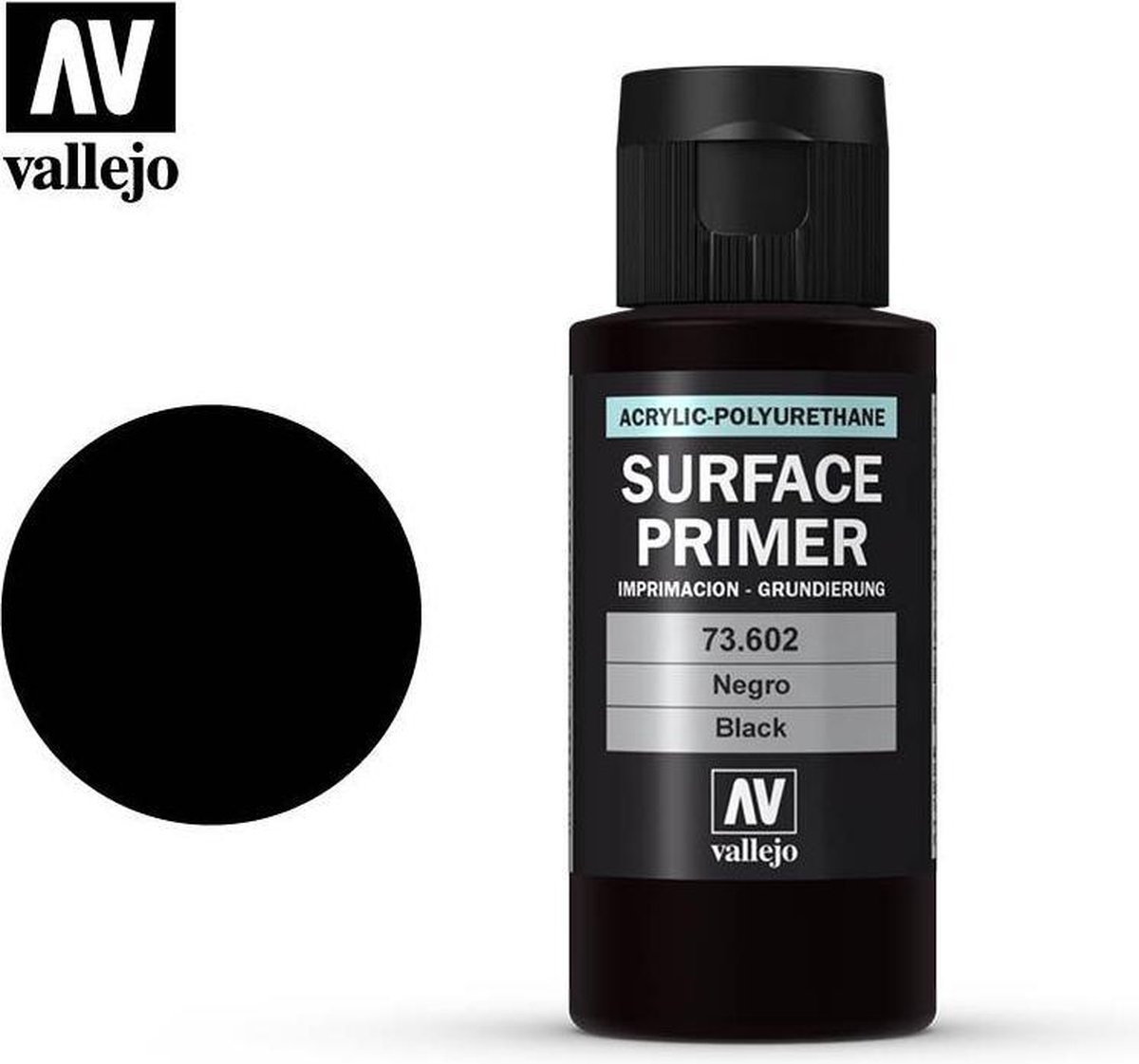 Vallejo Black Primer Acryl 60 ml Kopen - Art en Hobby