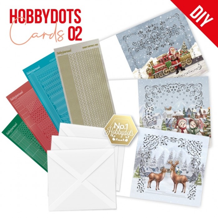 Dot And Do Hobbydots Cards Snowy Christmas 02 Kopen - Art en Hobby