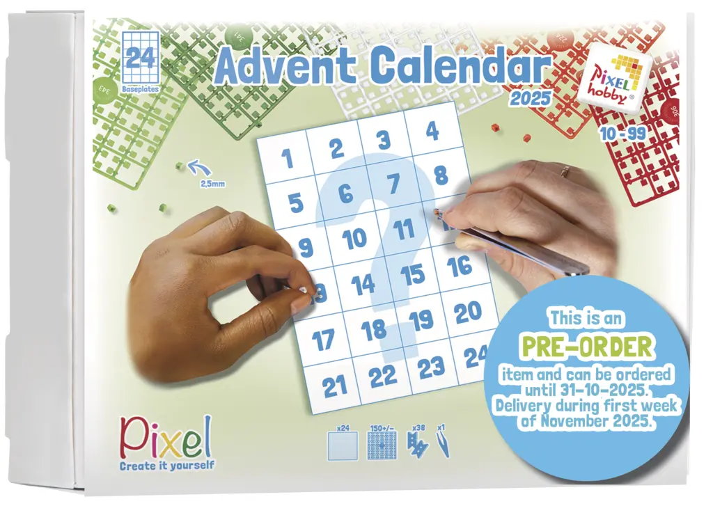 Pixelhobby Advent kalender kopen - Art en Hobby