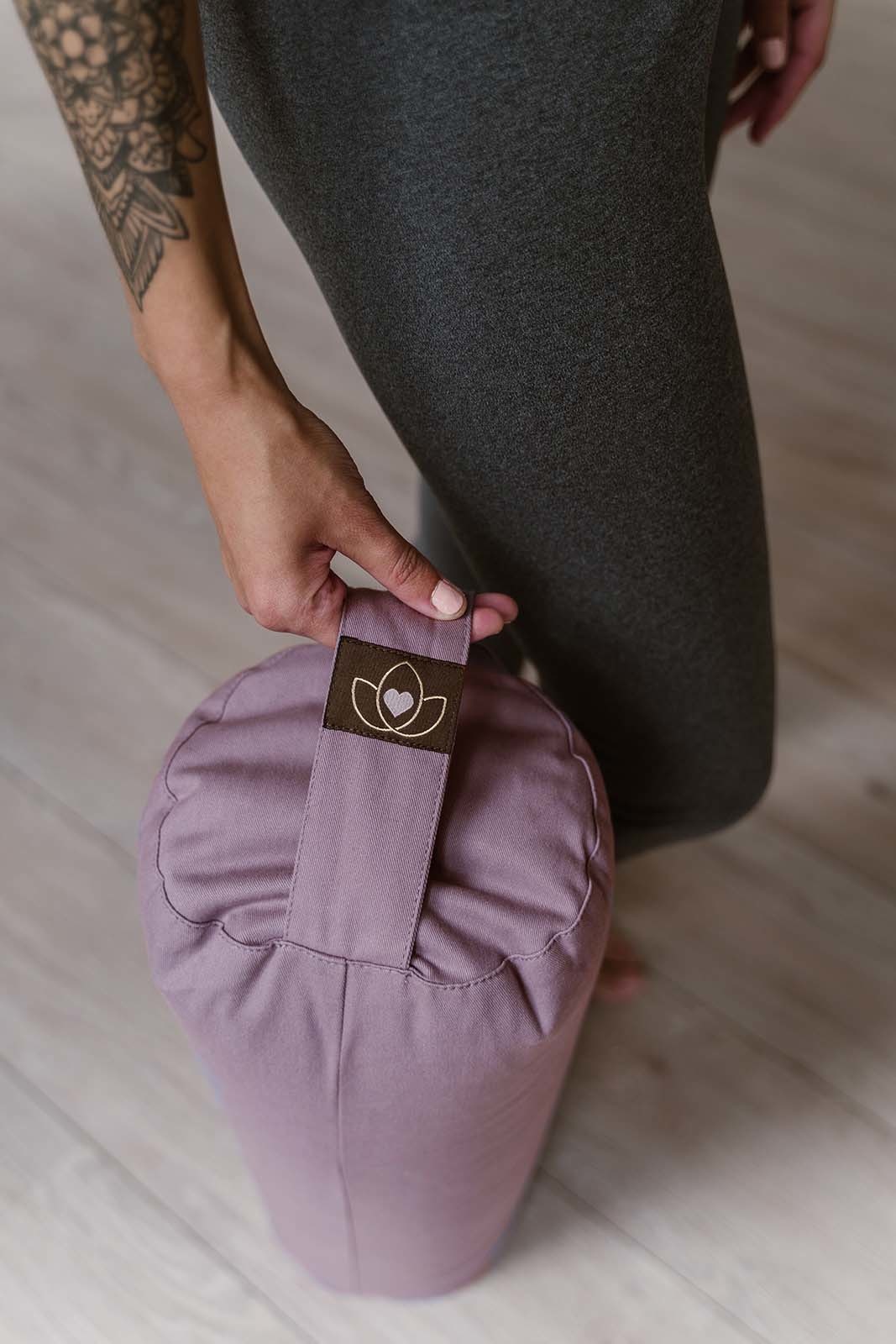 Bolster eco lavendel rond - Lotus - Superyoga