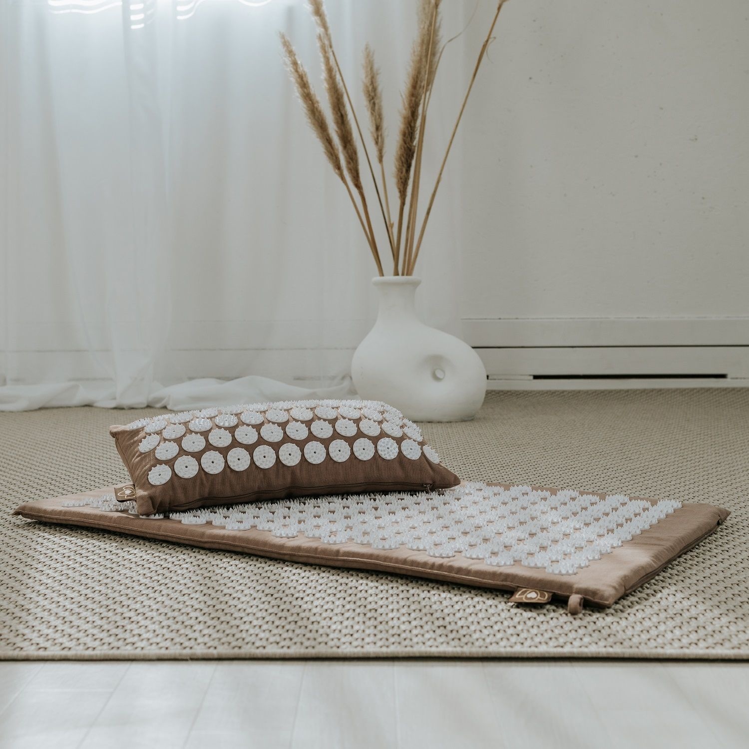 Spijkermat taupe - Lotus - Superyoga