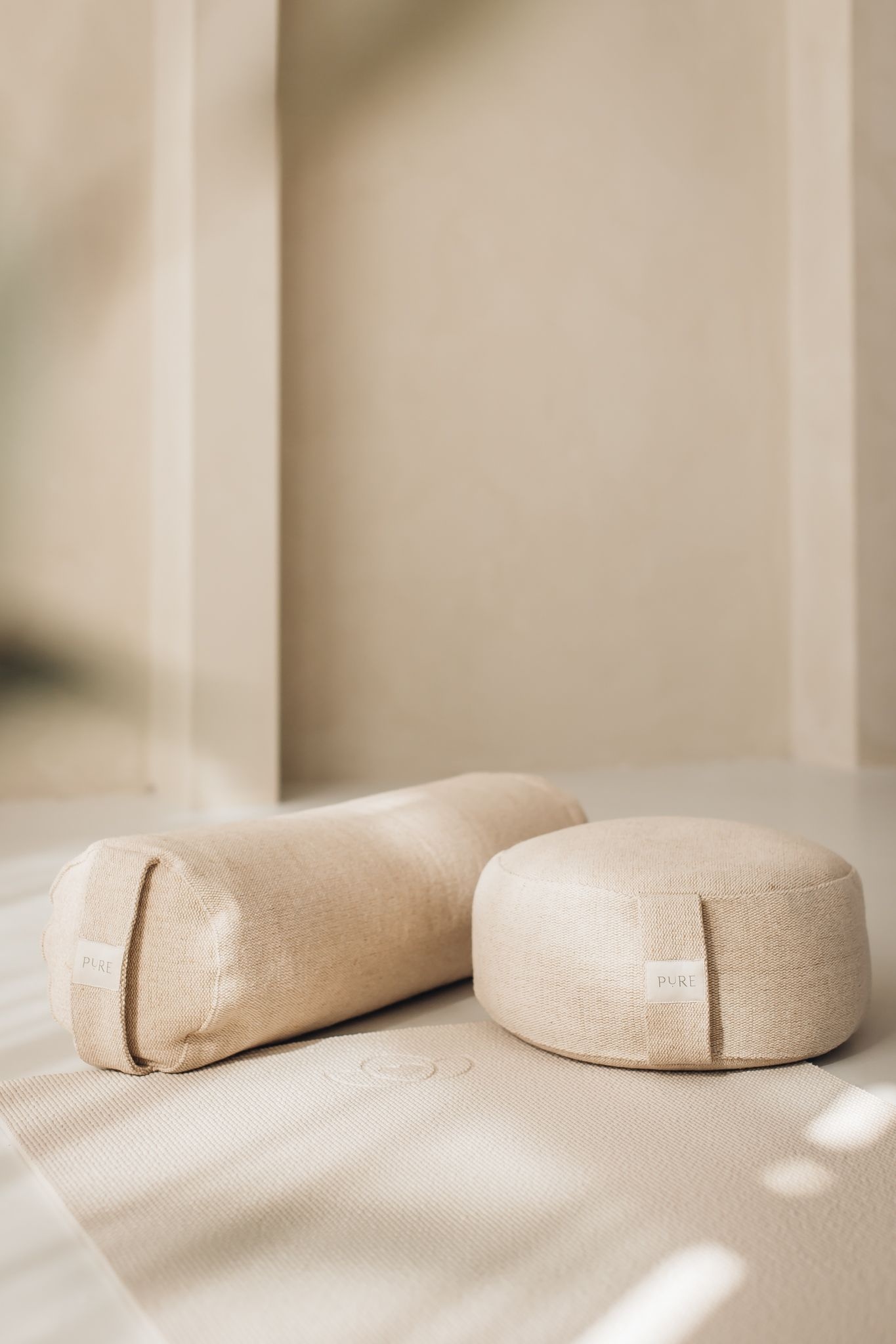 Bolster eco jute naturel rond - Pure - Superyoga