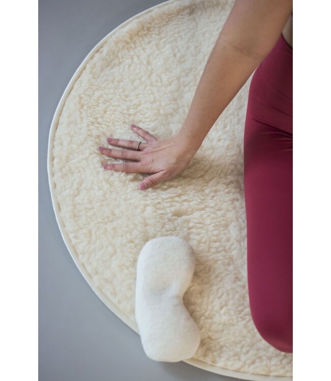 Allround ronde mat merino wol - Lotus - Superyoga