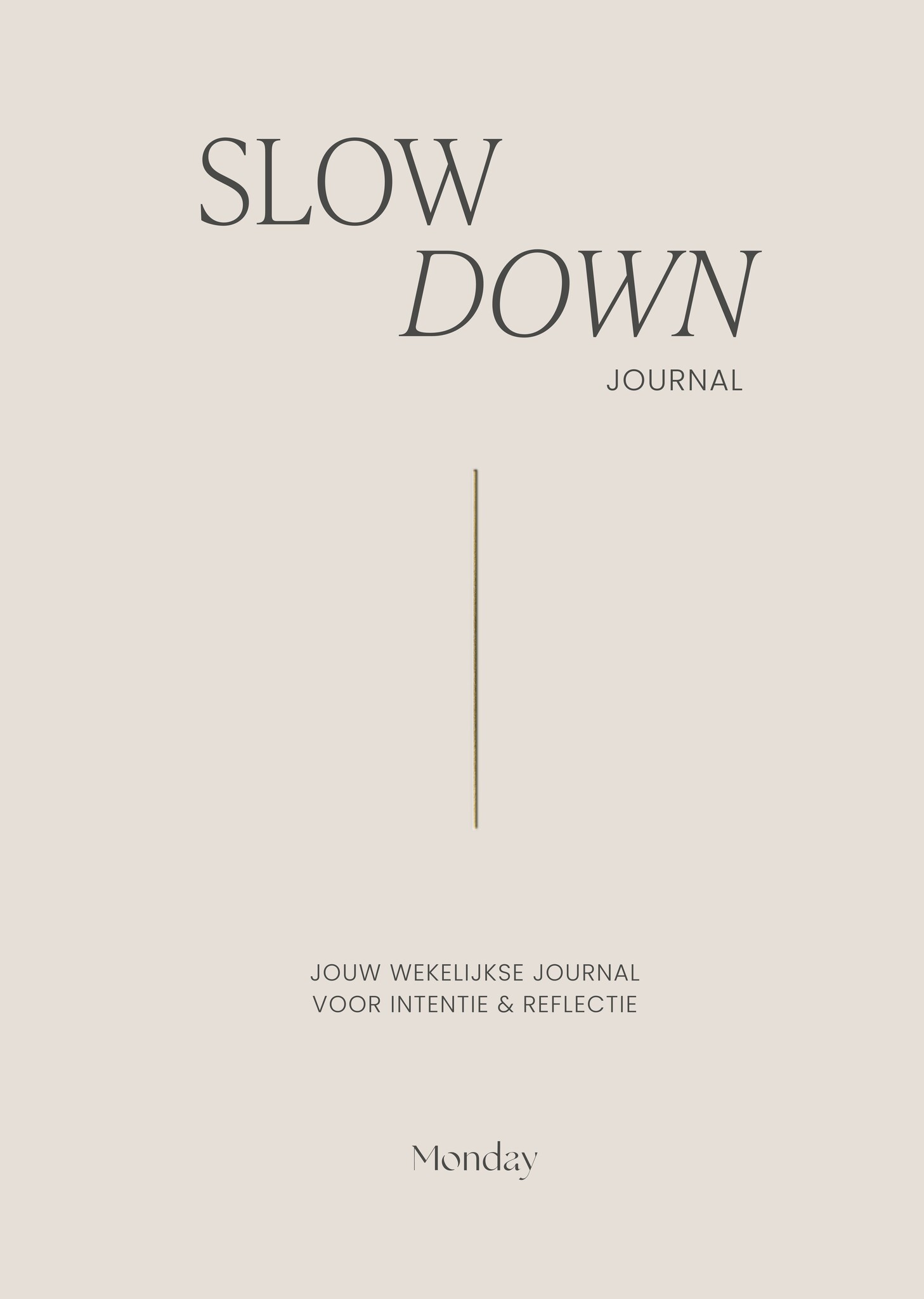 Slow down journal - Monday - Superyoga
