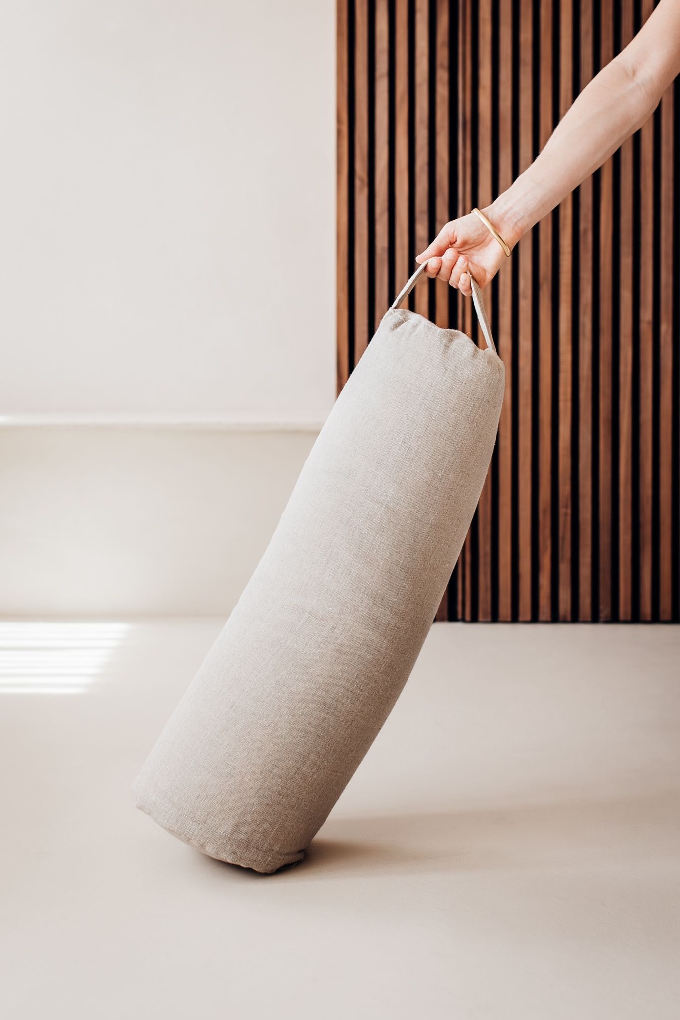 Bolster eco hennep rond - Pure - Superyoga