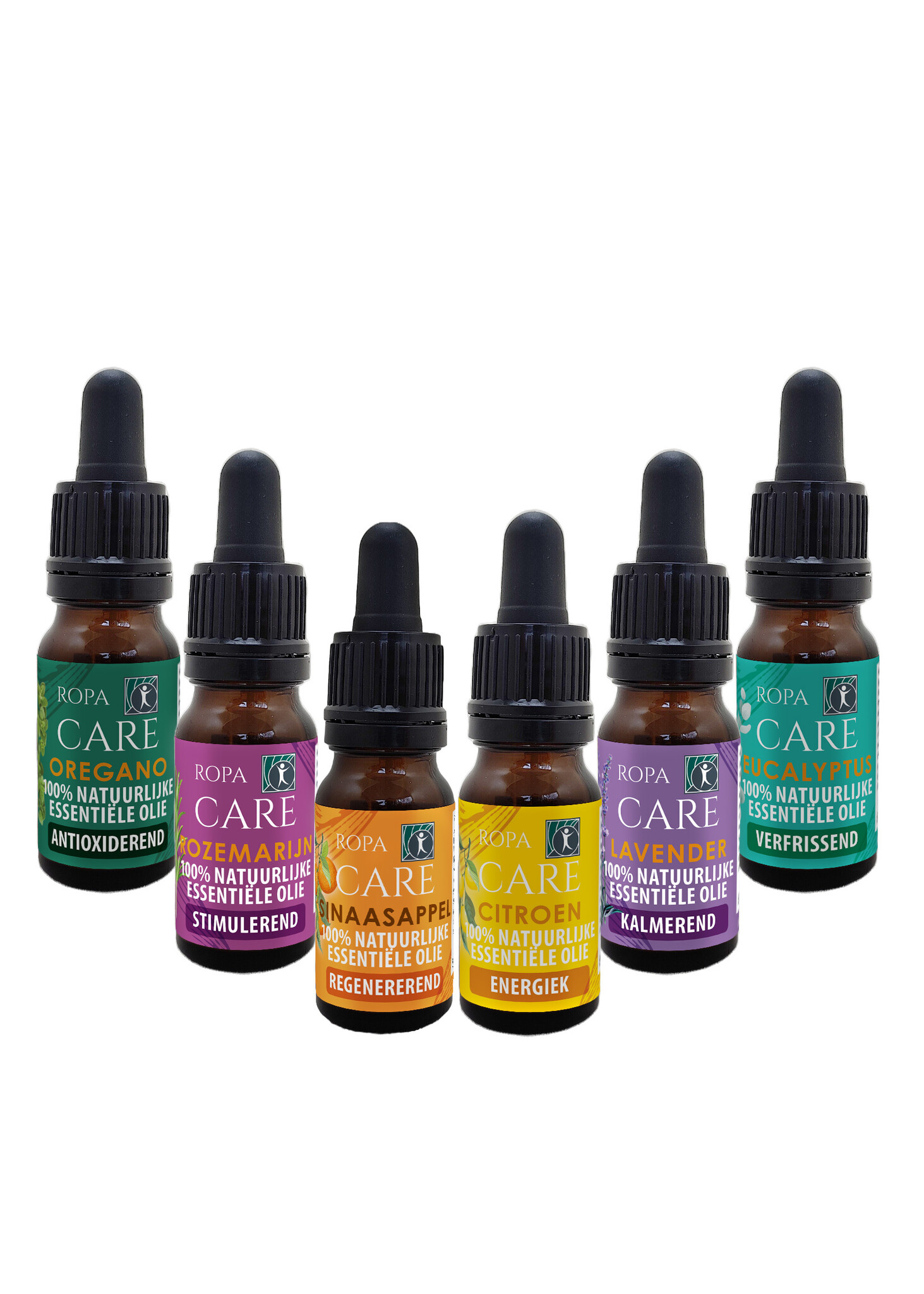 Essentiële olie - set van 6 - fris en fruitig - Ropacare BV