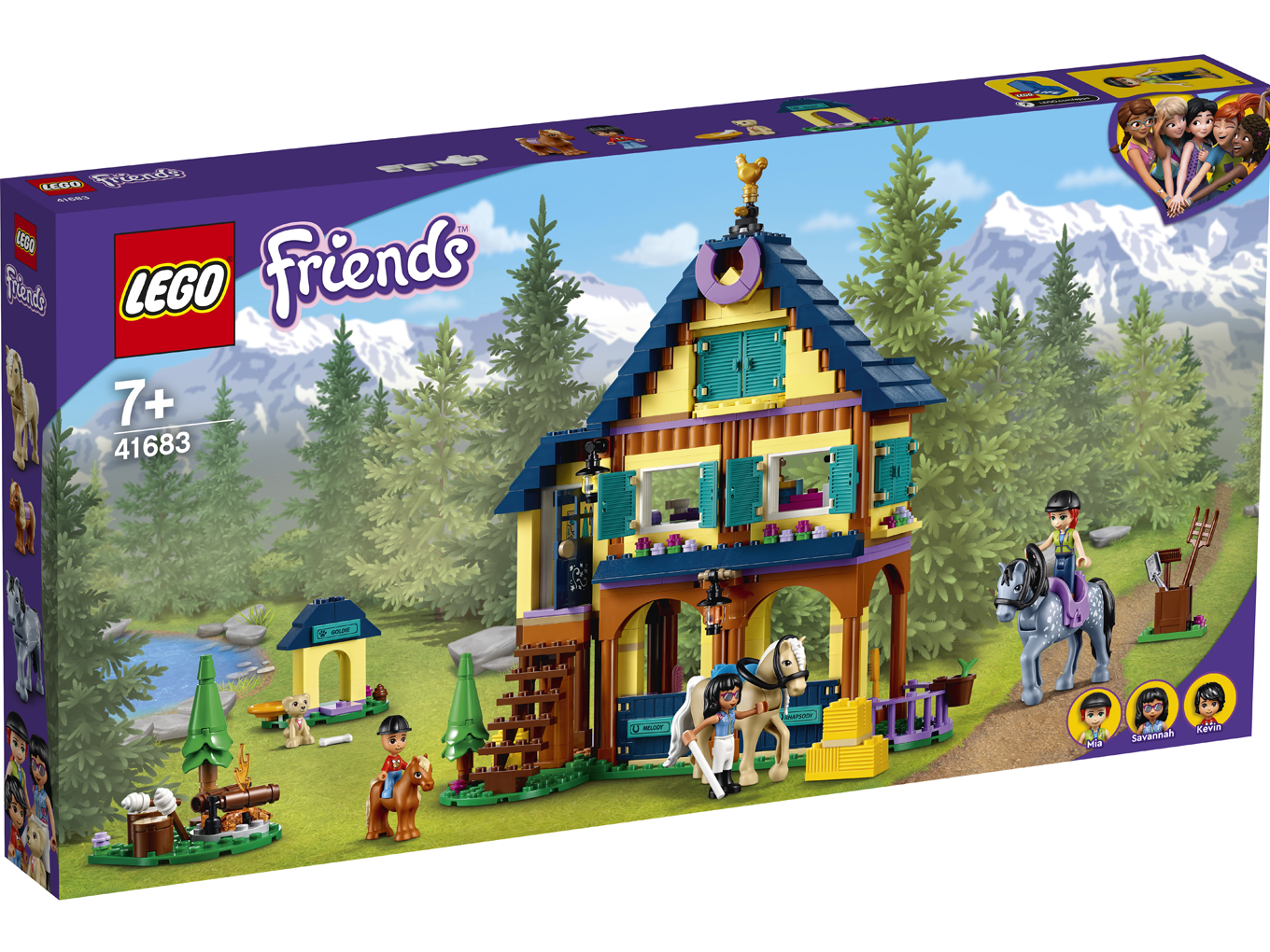 LEGO Friends 41683 Paardrijbasis in het bos - Jan's Steen
