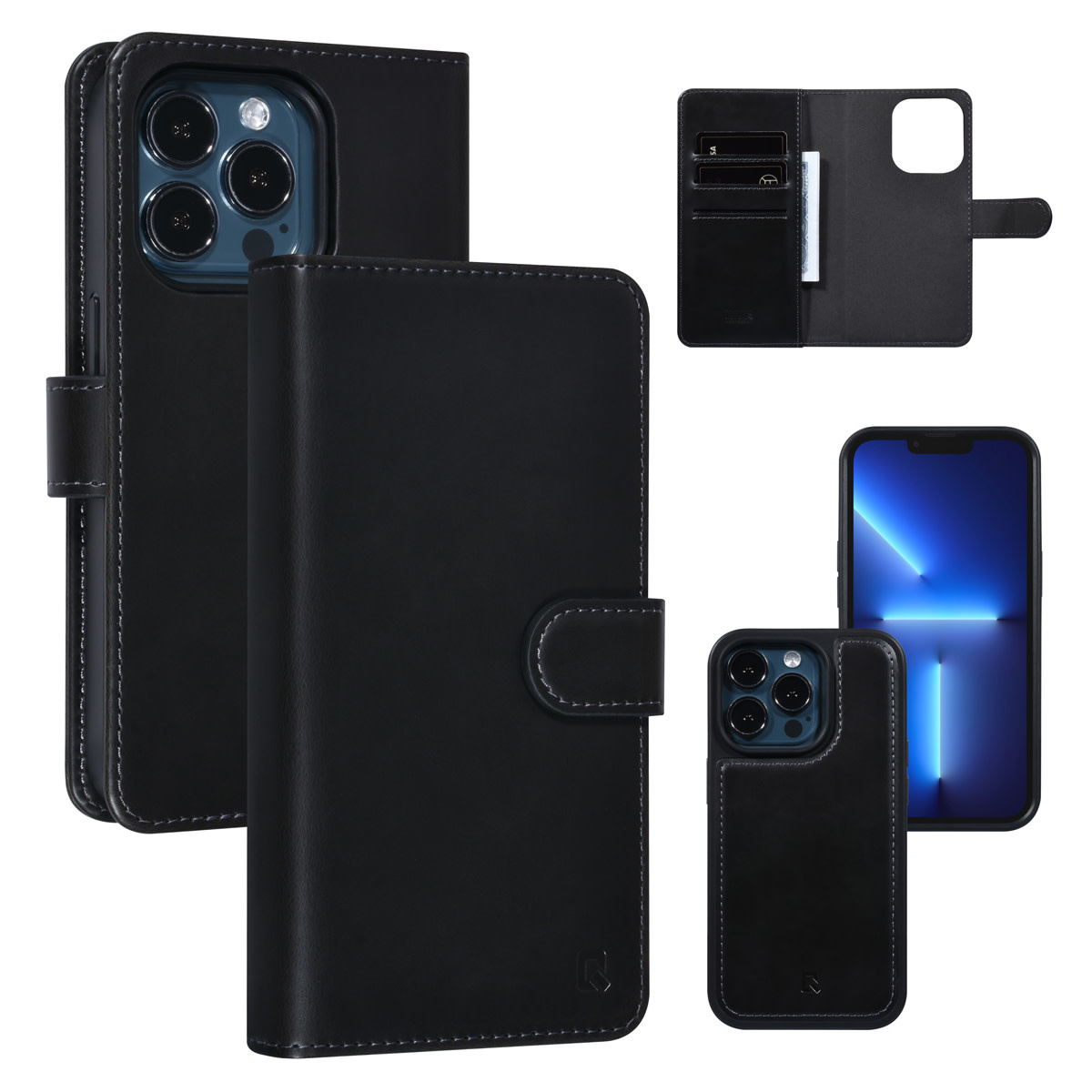 UNIQ Accessory iPhone 13 Pro 2 in 1 Book type and back cover card ...