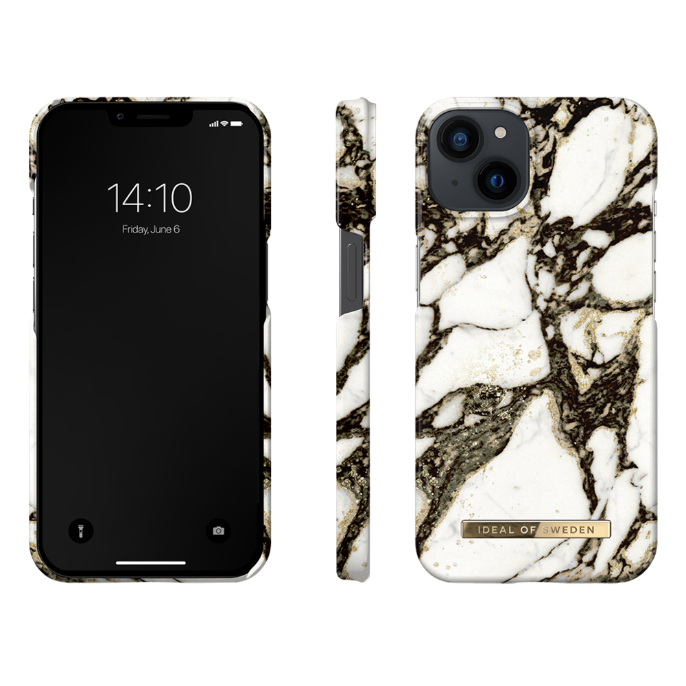 Ideal of Sweden iPhone 15 & 14 & 13Back cover case Golden Marble - NT ...