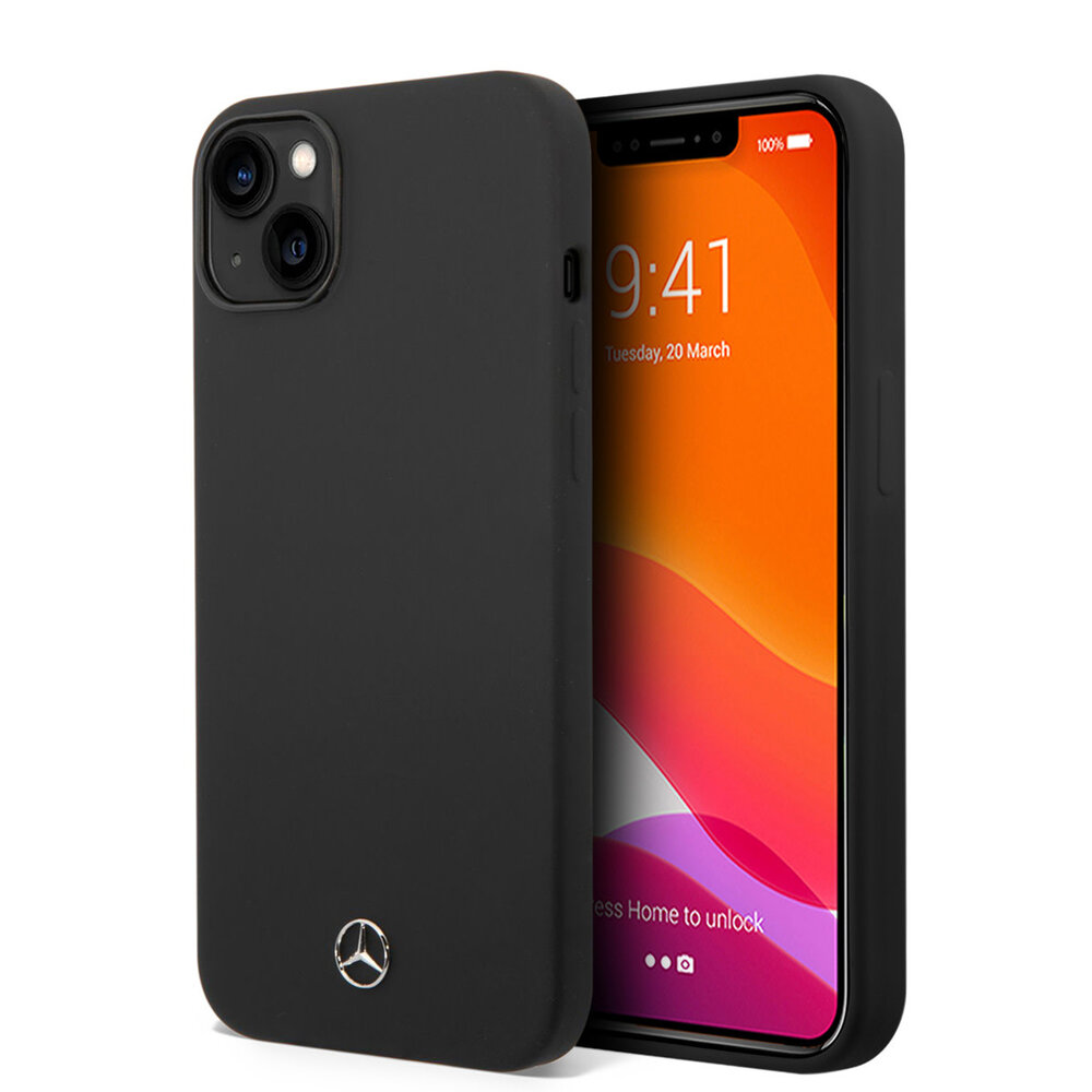 Mercedes-Benz iPhone 14 Plus & 15 Plus Back-Cover hul - Silicone ...