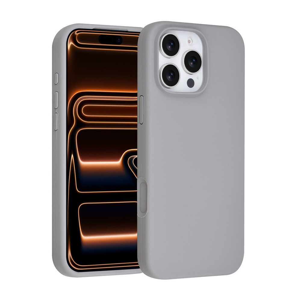 TUNIQ iPhone 16 Pro Max Back cover case - Full Silicone - Grey - NT ...