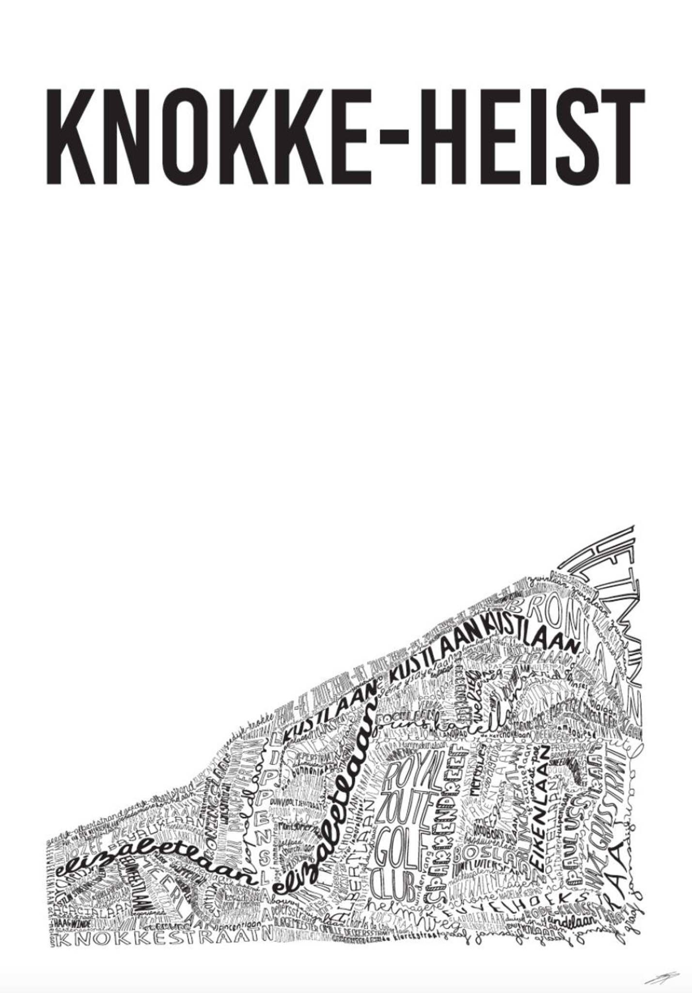 Poster KNOKKE-HEIST - Animaux Speciaux