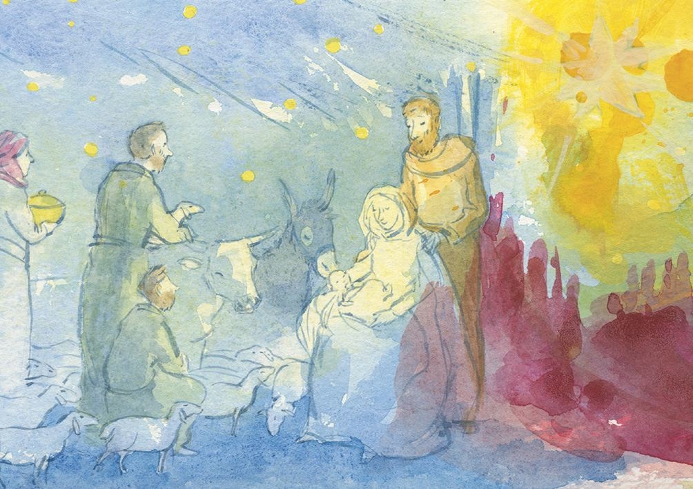 Christfest Postkarte in postkartenshopberlin.de - Postkartenshop Berlin