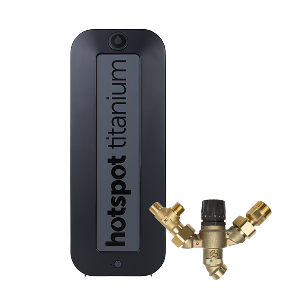 Titanium boiler 8 liter + mengventiel Eleganza Range - HotSpot Titanium