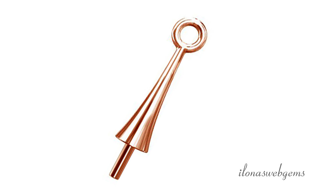 Rosé vermeil Bail hanger - Ilona's Silver & Gemstones