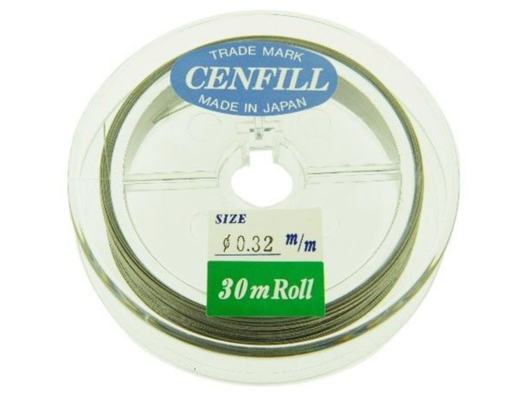 1 meter Cenfill stainless steel coated threading wire 0.32mm (7 strands ...