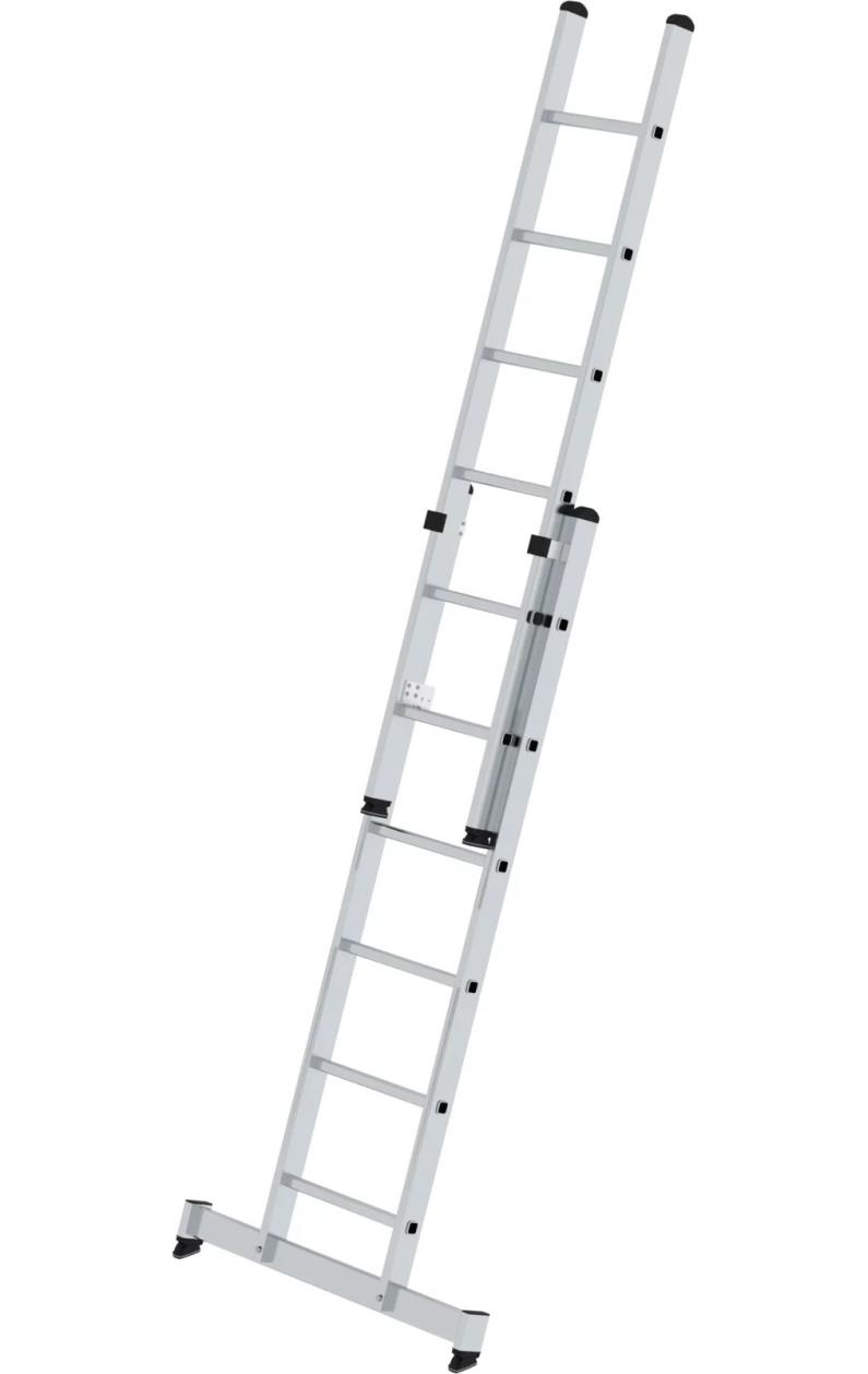 2-delige opsteekladder, 2x6 met Nivello stabilisatiebalk | Ladder.nl