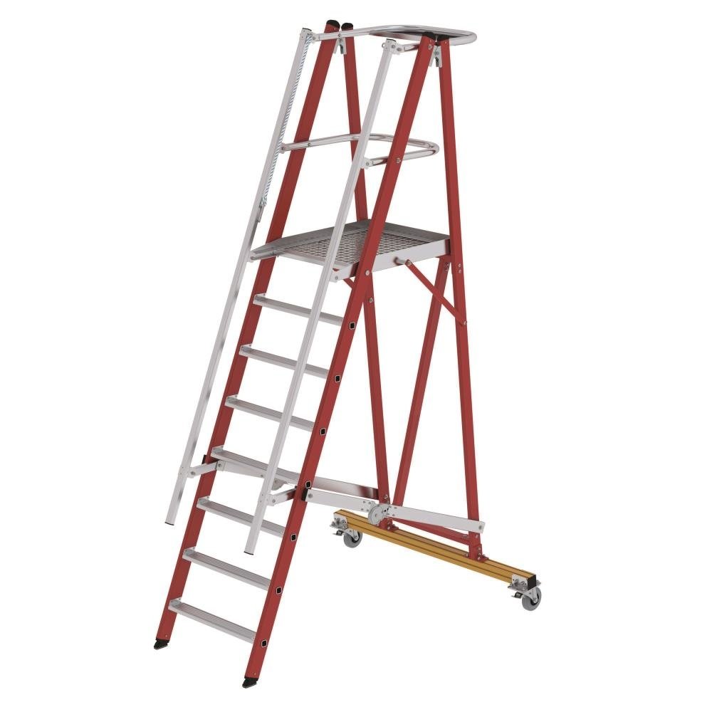 Kunststof platformtrap 8 treden | Uniek in Nederland | Ladder.nl