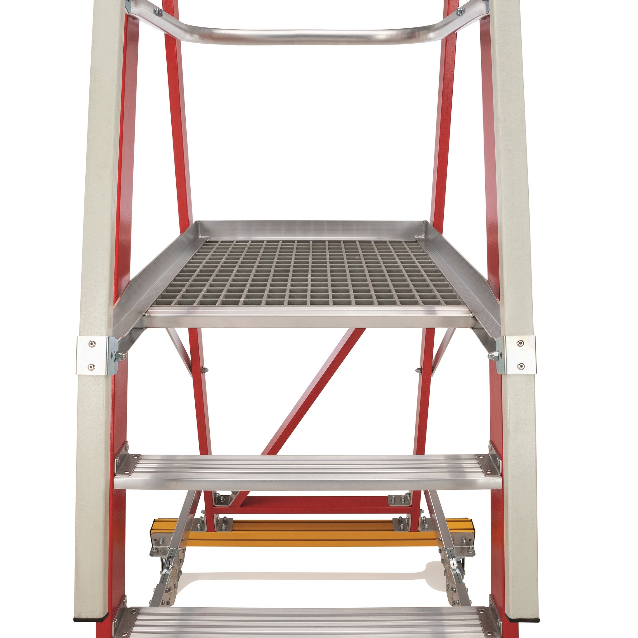 Kunststof platformtrap 7 treden | Uniek in Nederland | Ladder.nl