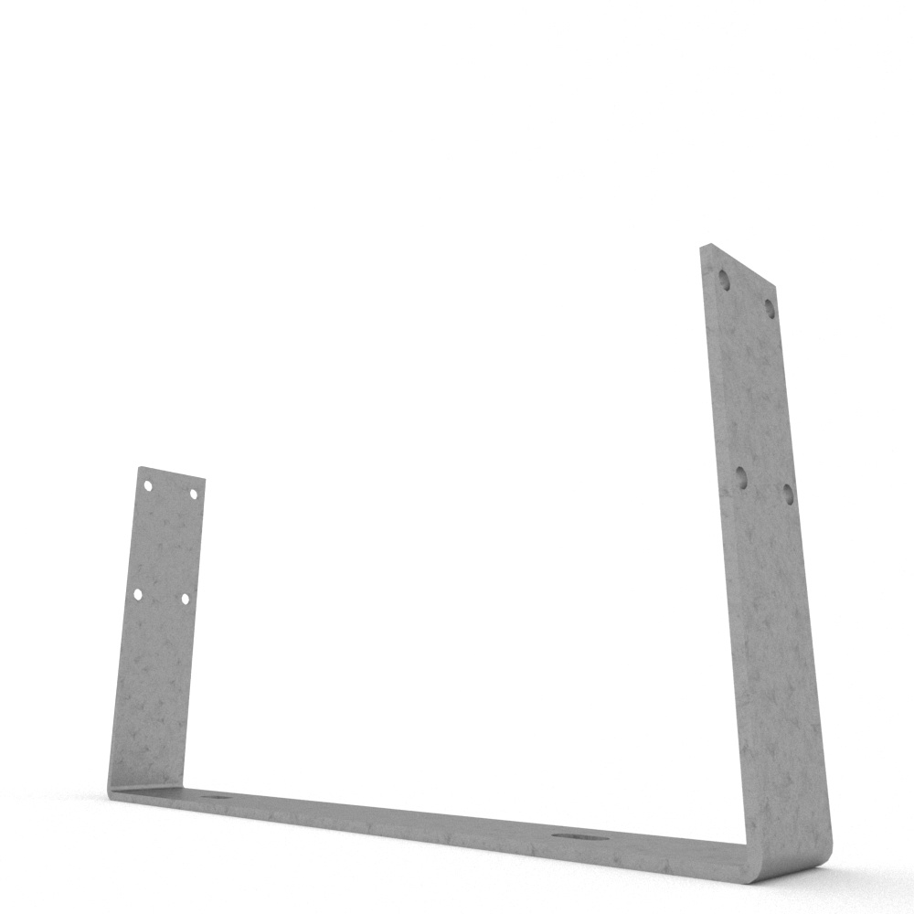 Staalverzinkte 200mm U-beugel | Kooiladders | Ladder.nl