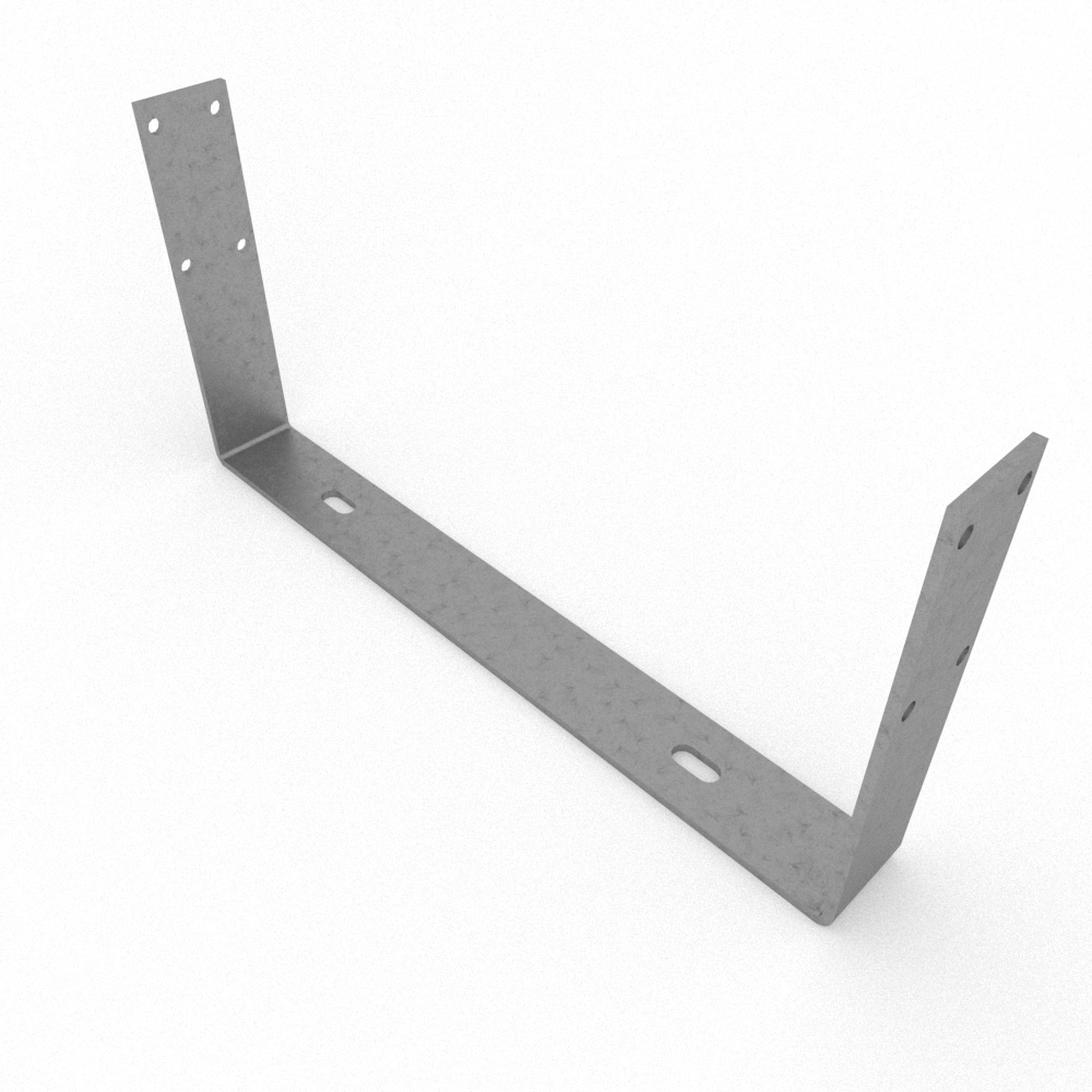 Staalverzinkte 200mm U-beugel | Kooiladders | Ladder.nl