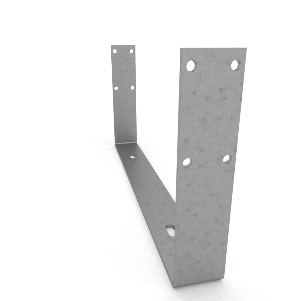 Staalverzinkte 200mm U-beugel | Kooiladders | Ladder.nl