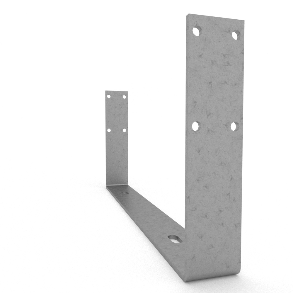 Staalverzinkte 200mm U-beugel | Kooiladders | Ladder.nl