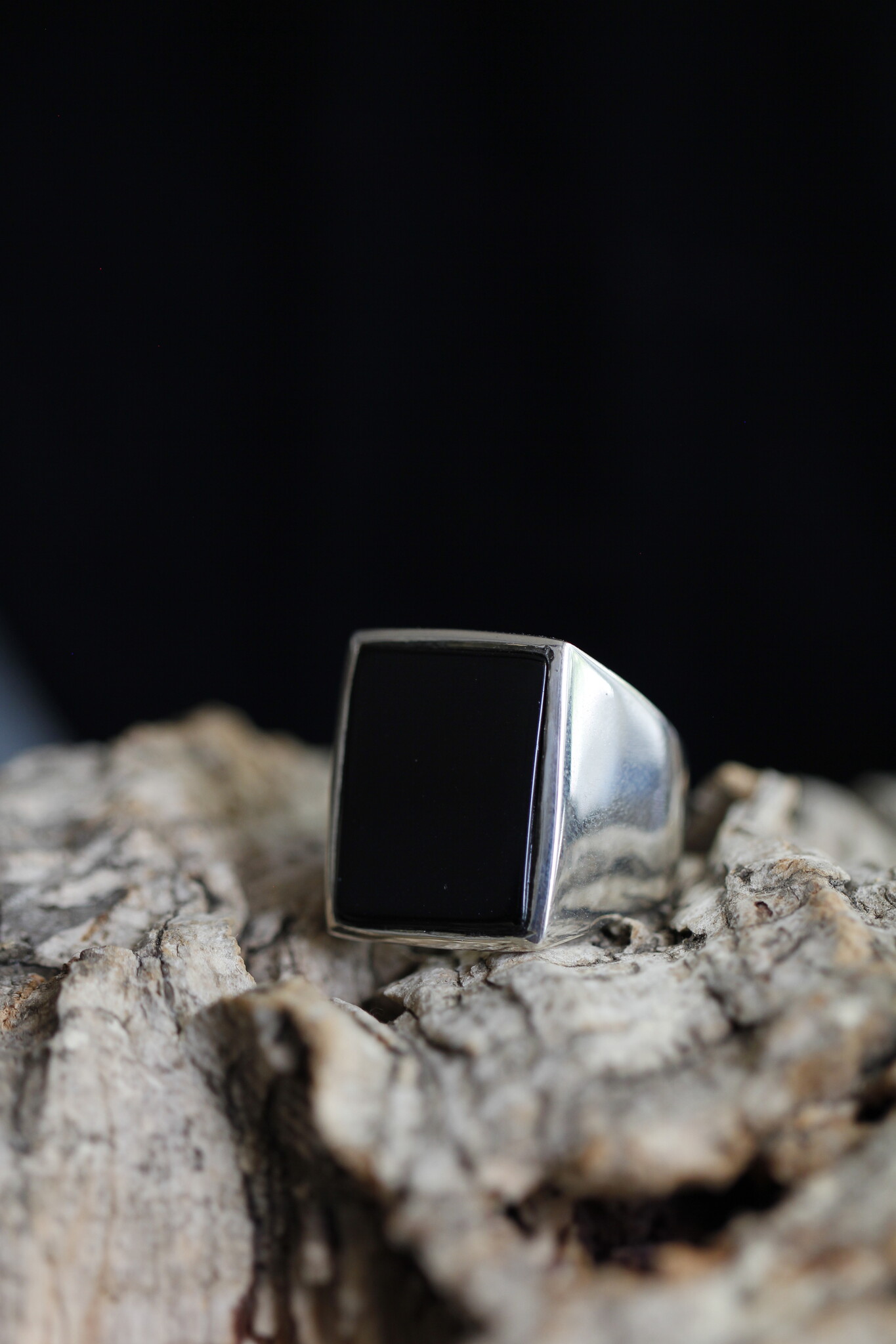 Onyx ring "Onychium" - LiAtelier