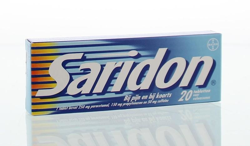 Bayer Saridon Paracetamol 20 Tab mit Rabatt kaufen - VitAdvice BV