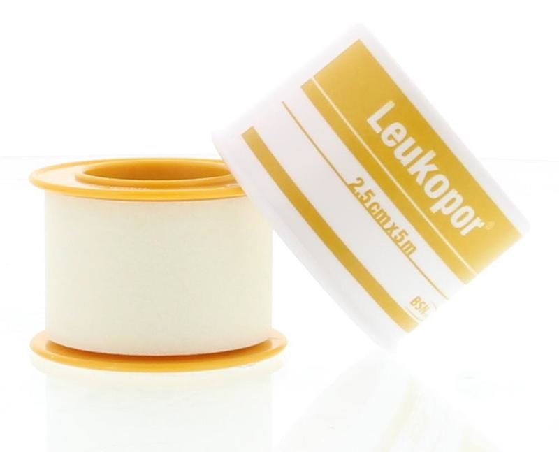Leukopor Leukopor Heftpflaster 5 mx 2,50 cm (1 Stück) - VitAdvice BV