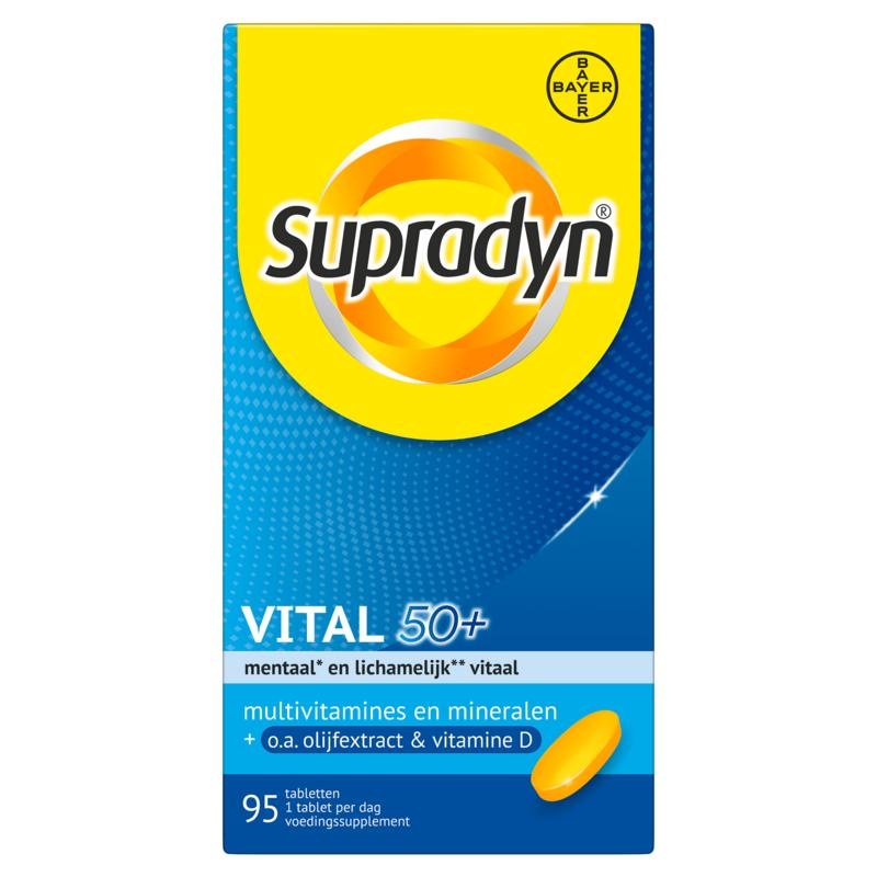 Supradyn Vital 50+ (95 Tab) mit Rabatt kaufen - VitAdvice BV